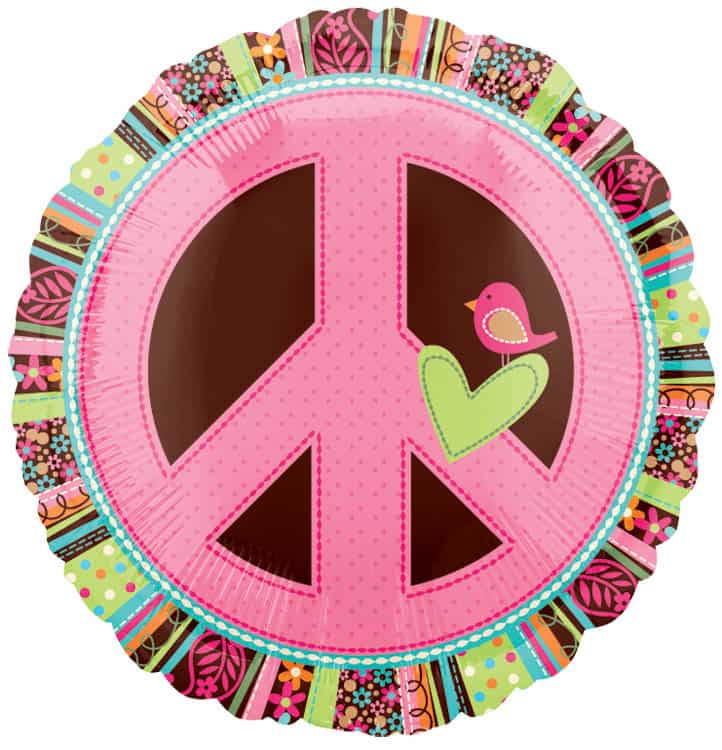Ballon BALLOON PEACE SIGN 18″ METALLIC code de produit: 1179829801 ...